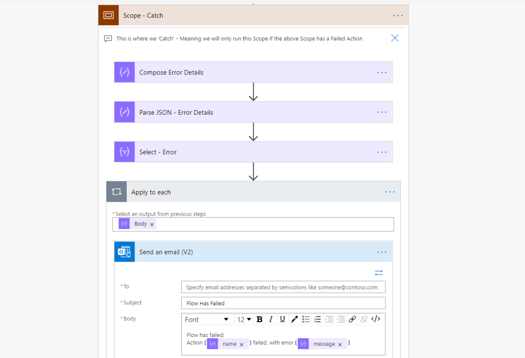 Grabbing Error Message From Failed Run – Flow Alt Delete – Josh Cook ...