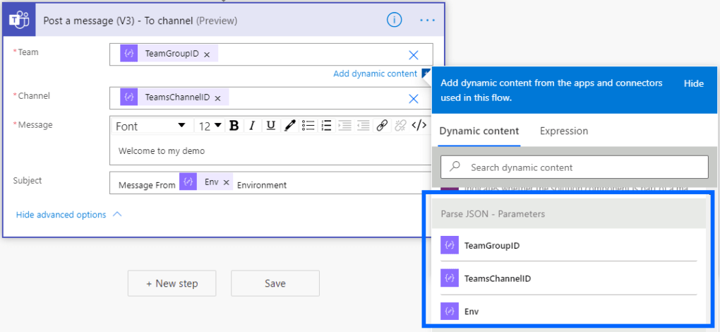 Using Environment Variables as Parameters for Power Automate ...