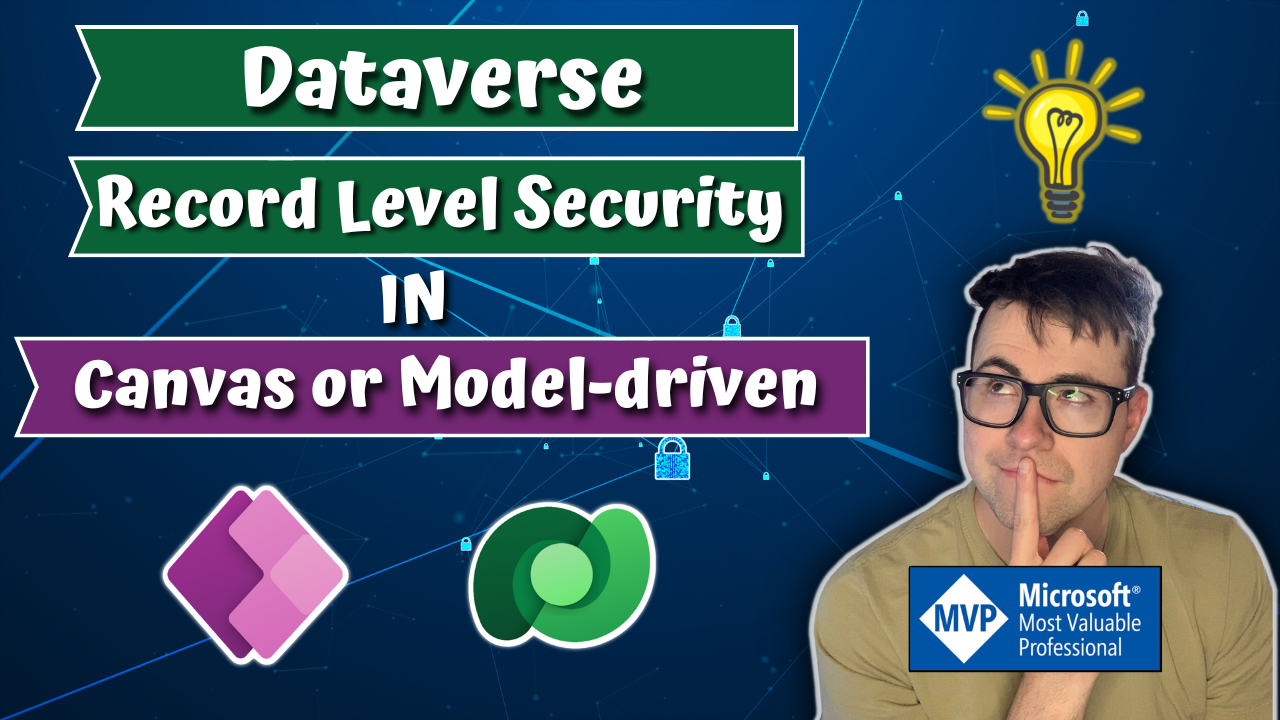 Dataverse Record Level Security Flow Alt Delete Josh Cook Microsoft Mvp