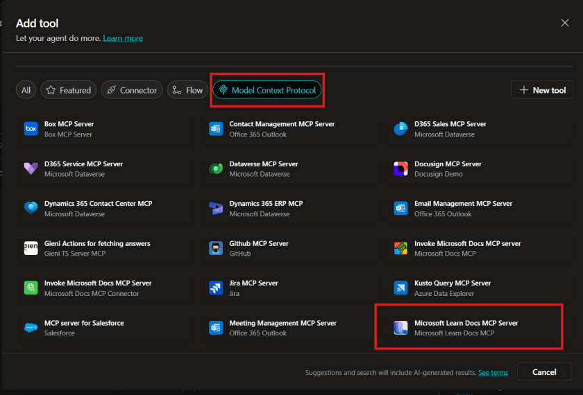 Add the Microsoft Learn Docs MCP Server in Copilot Studio – Flow Alt Delete – Josh Cook ...